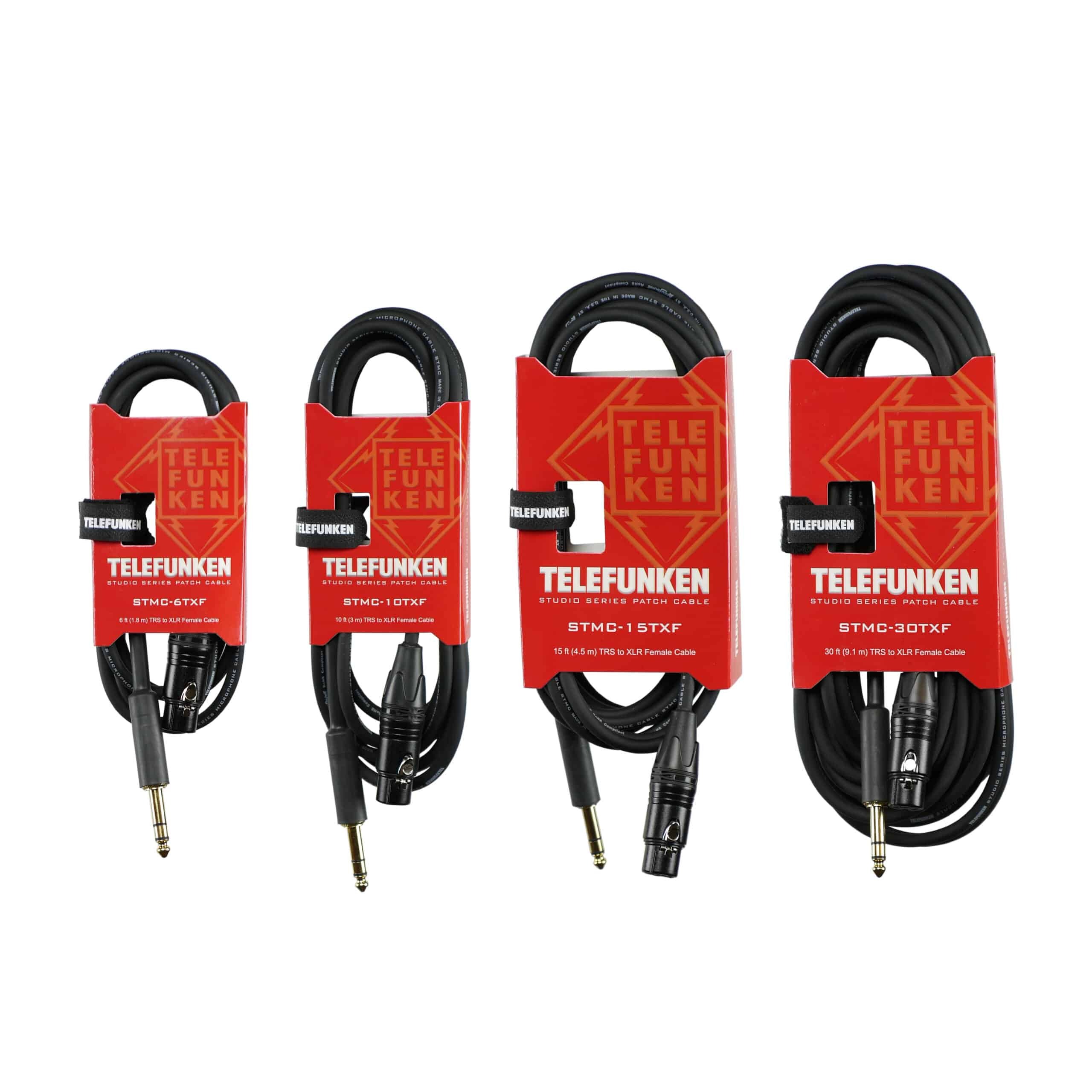 Telefunken - STMC TXF Cables – TRS to XLR Female