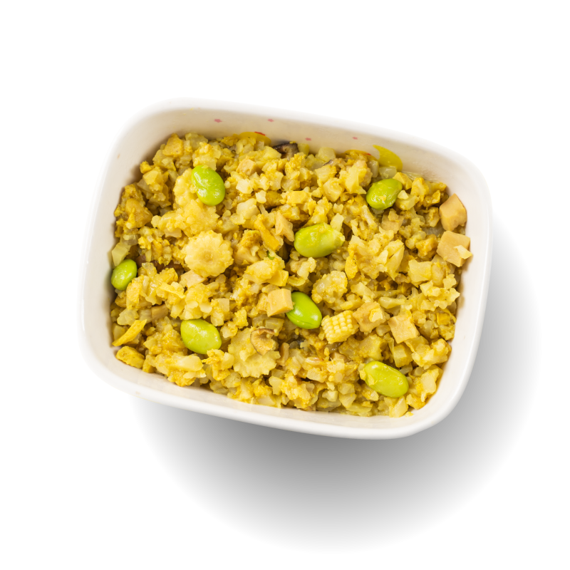 nisoro健康低熱量輕卡餐｜花椰菜米咖哩蔬食(179大卡)