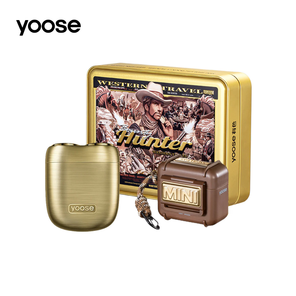 yoose Mini 2.0【賞金獵人】- 全合金便攜式電動鬚刨