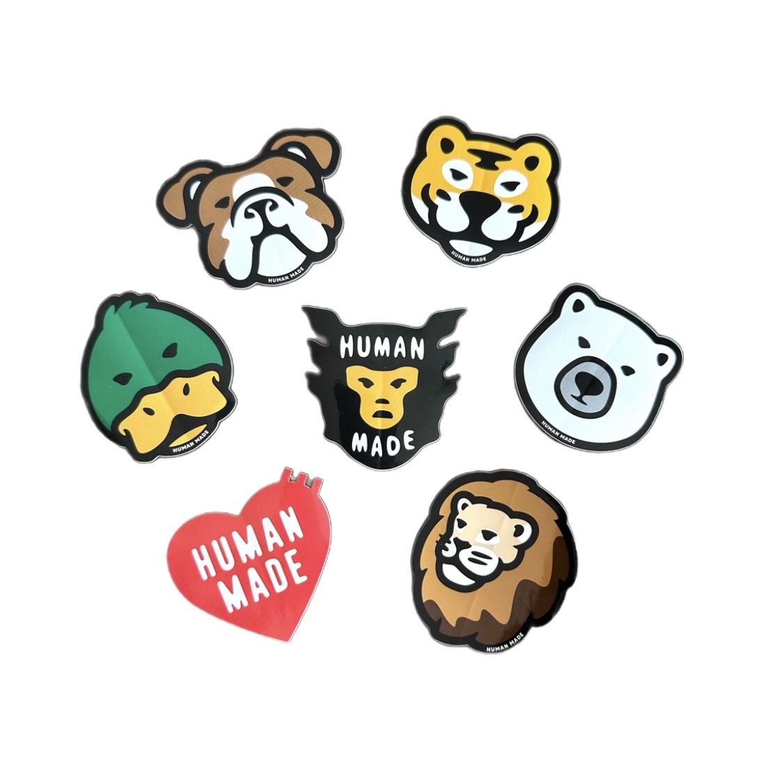 Human Made Animal Sticker Pack (Set of 7)