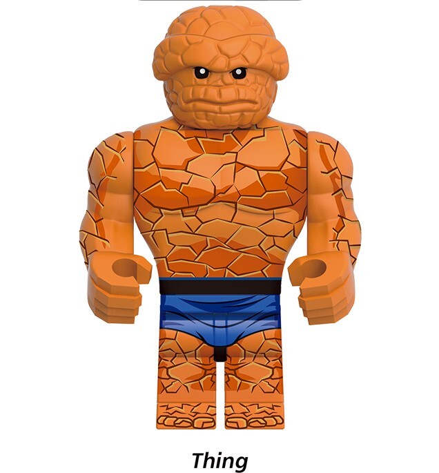 Fantastic 4 Thing Custom Minifigures Fit Lego GH0348