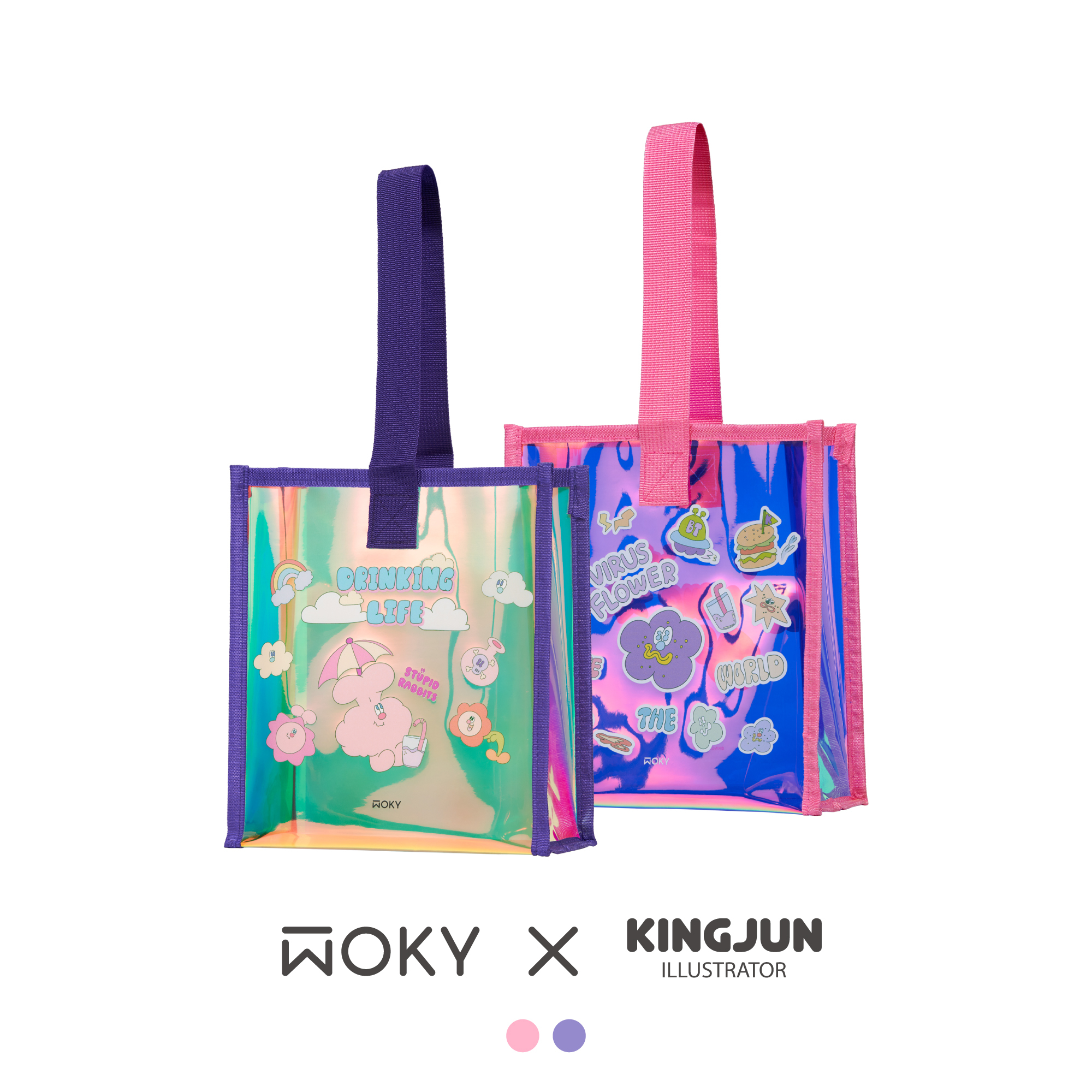 WOKY x KINGJUN 果凍提袋