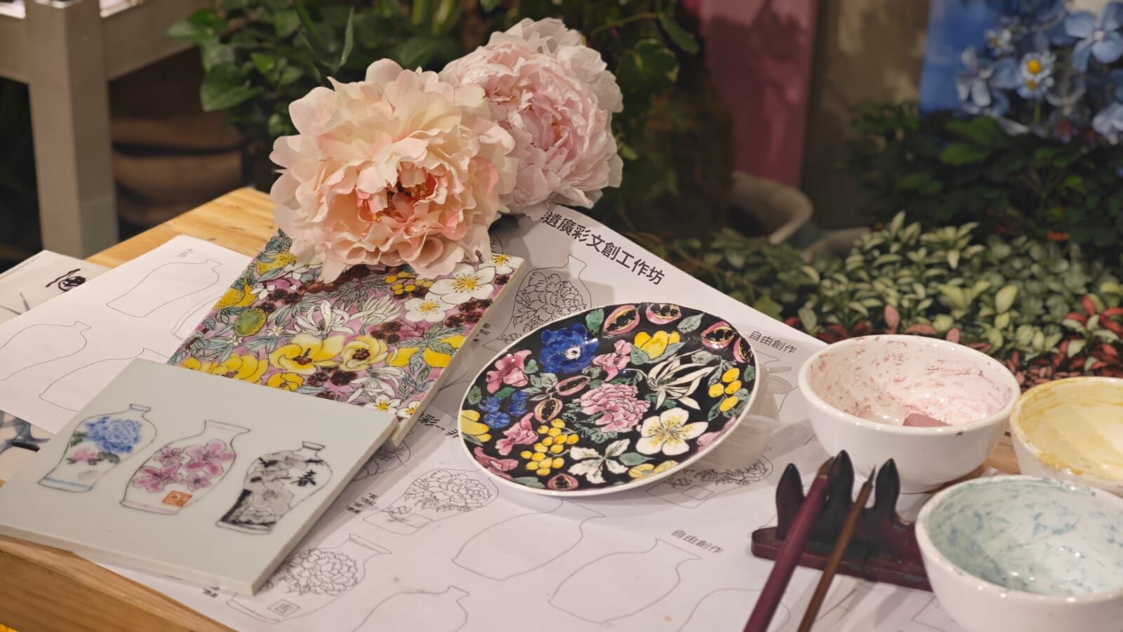 Anglo Chinese Flower Jamming & Classes for beginners