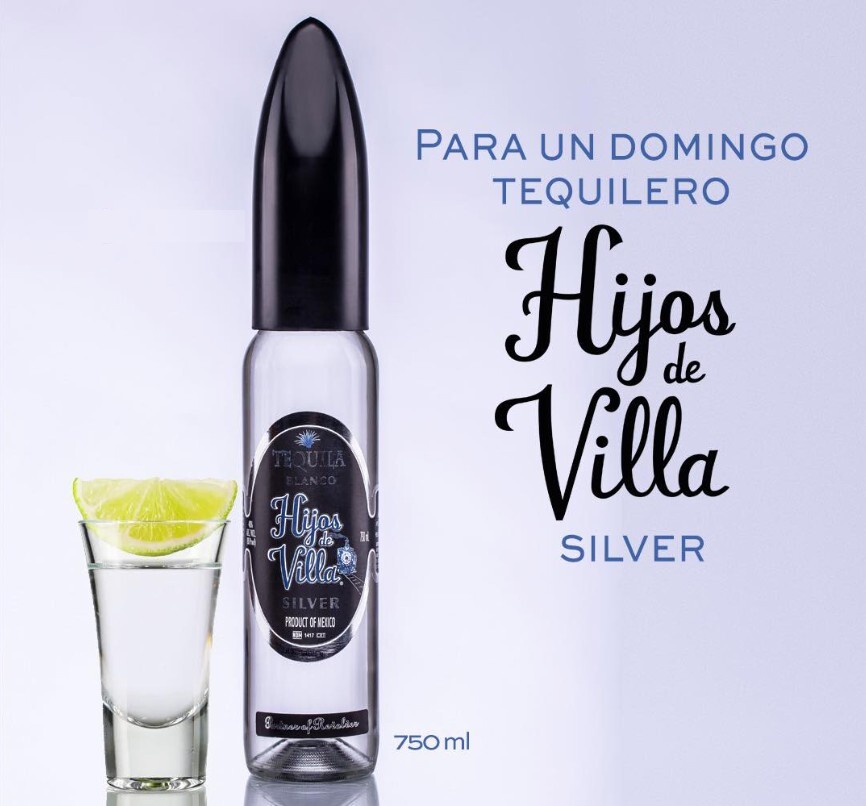 墨西哥 白機槍子彈龍舌蘭酒 彈夾帶15個shot杯 HIJOS DE VILLA Tequila Bullet