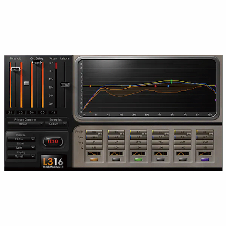 Waves L3-16 Multimaximizer 效果器 Plugins (序號下載版)