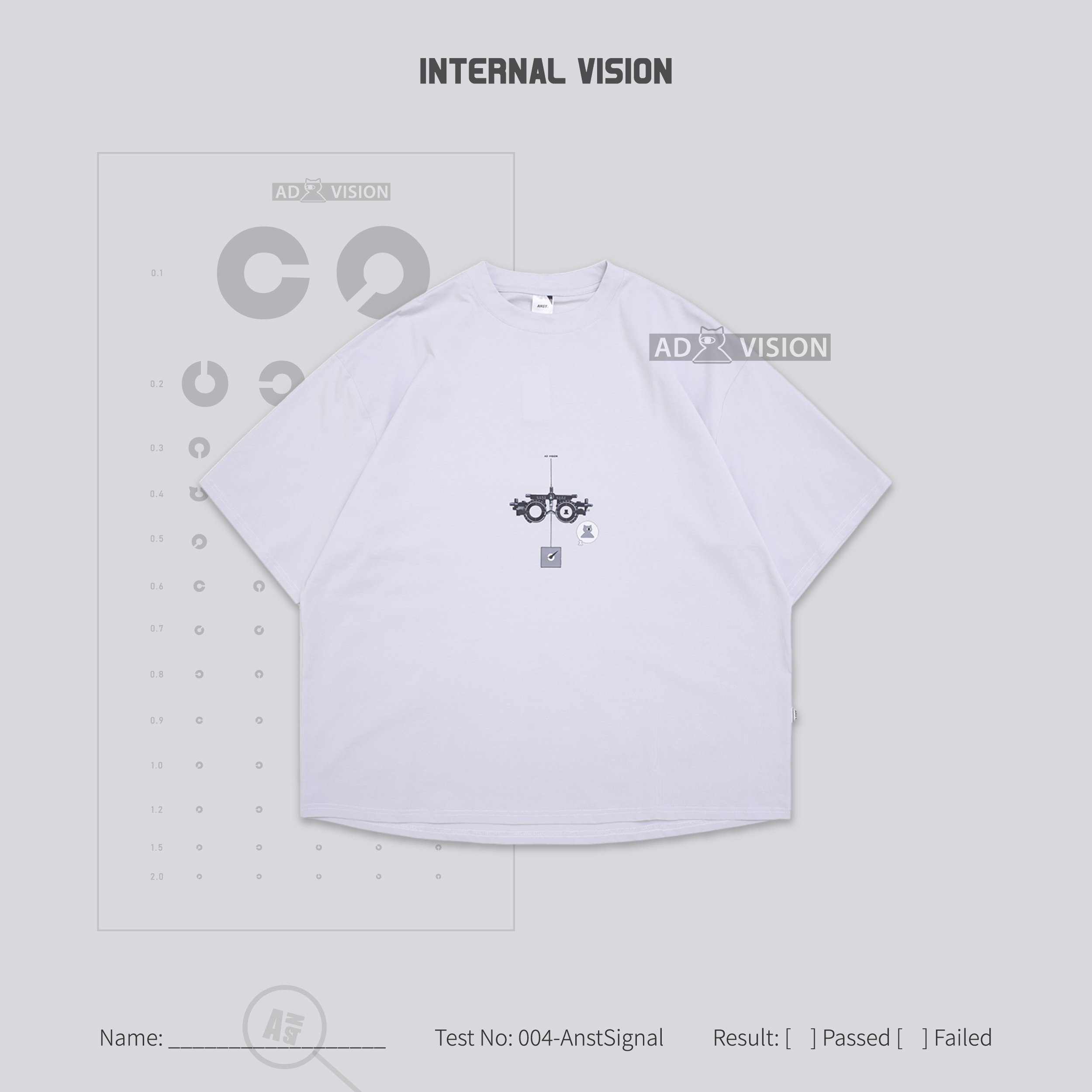 ANST Internal Vision Tee/冷灰 AD26.L
