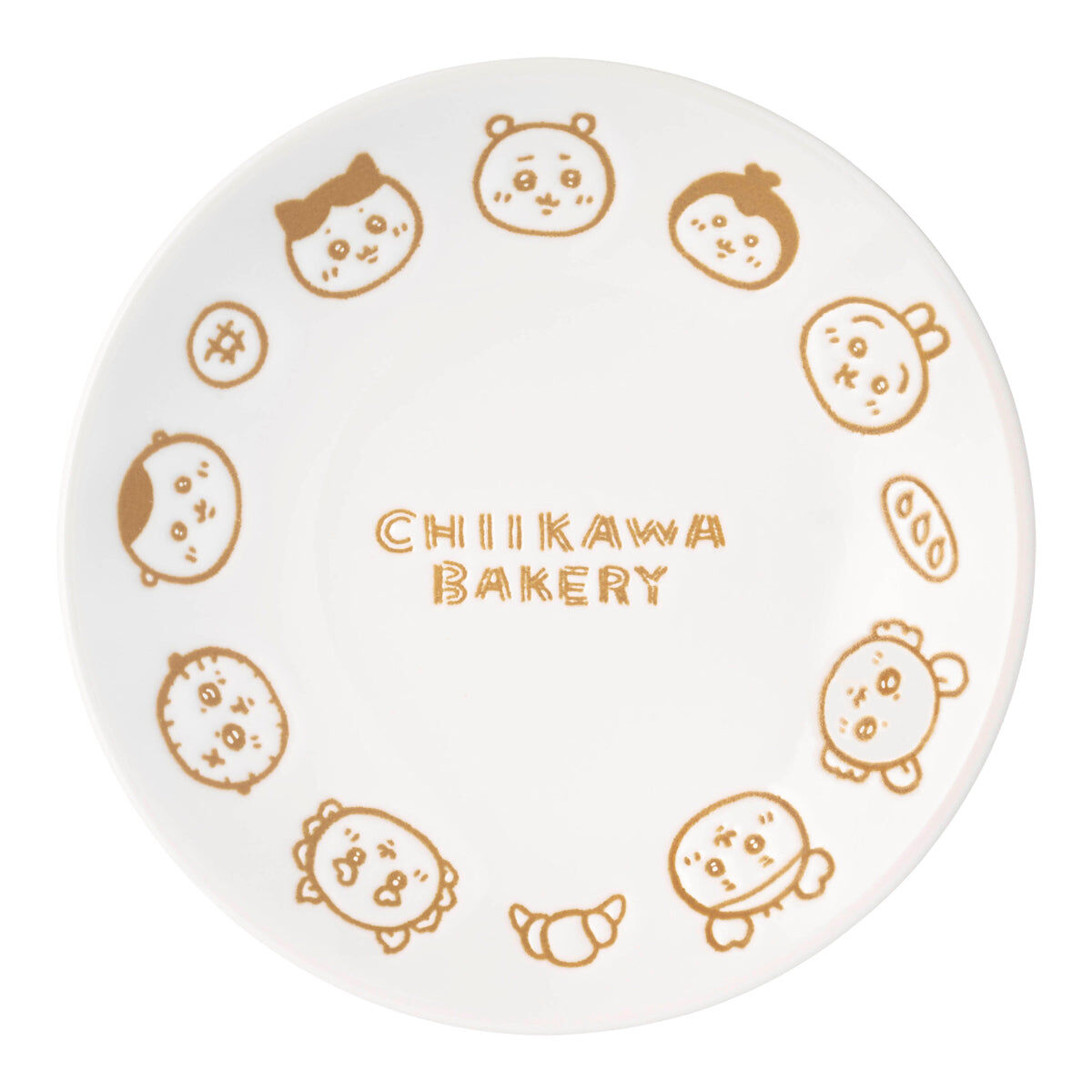 Chiikawa Bakery 撥水加工 Plate 白色
