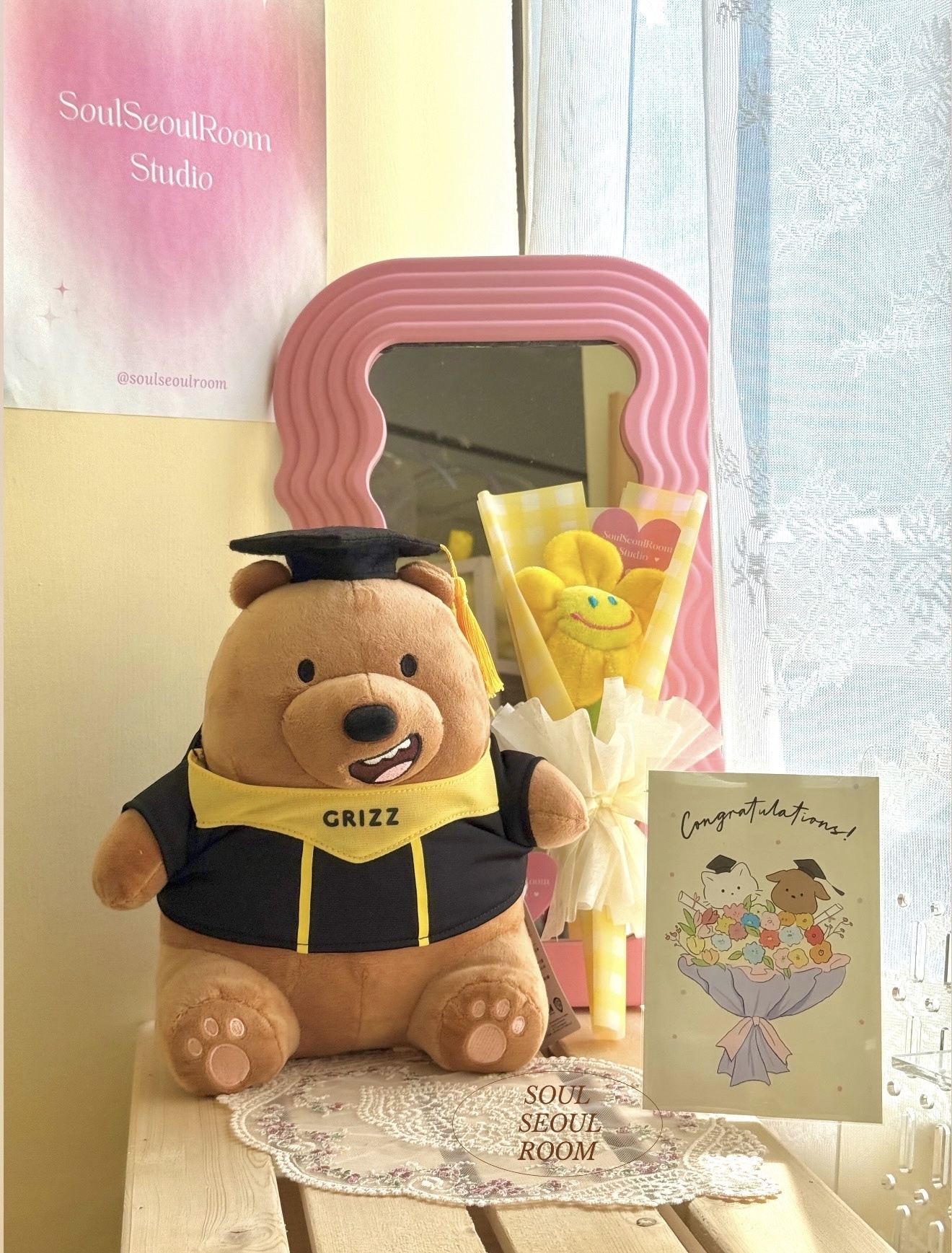 We Bare Bears Graduation Doll Gift Set 熊熊遇見你 畢業公仔 心意套裝