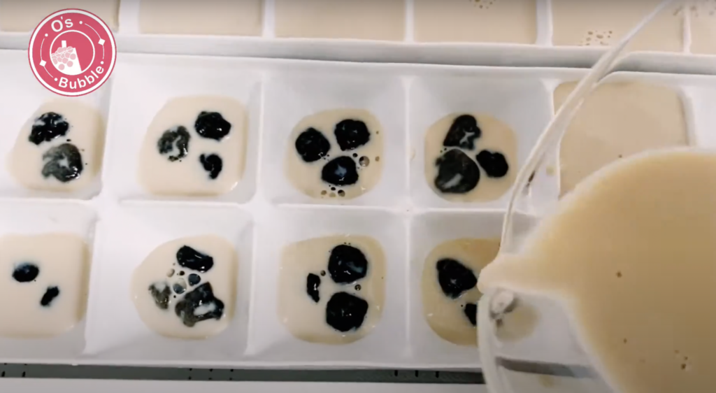 Recipe: Boba Ice Cubes with O’s Bubble Instant Boba Pack (Frozen)