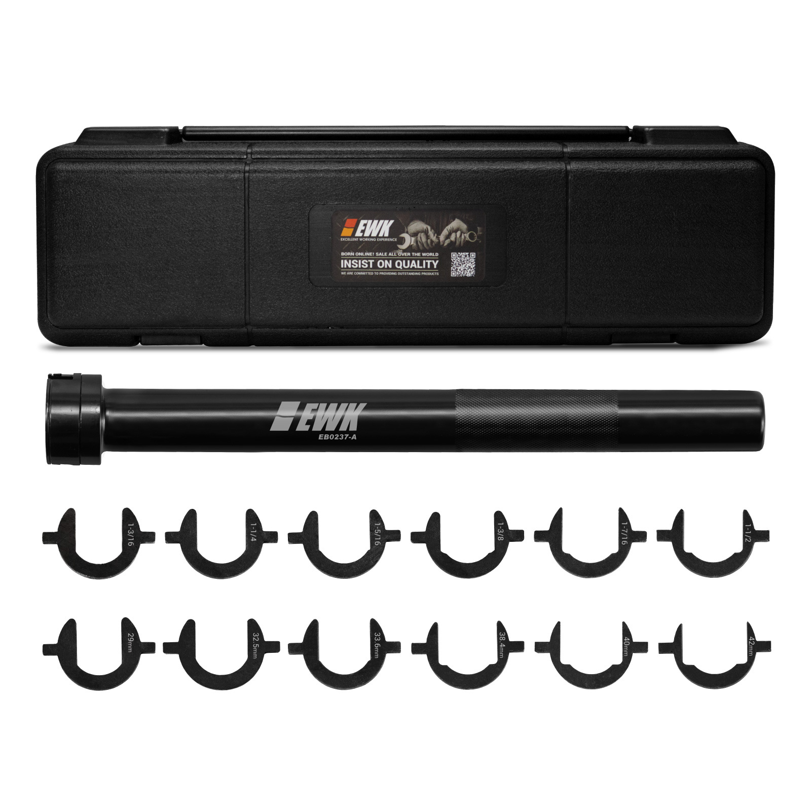 Inner Tie Rod Removal Tool Kit with 12 Adapters | EWK