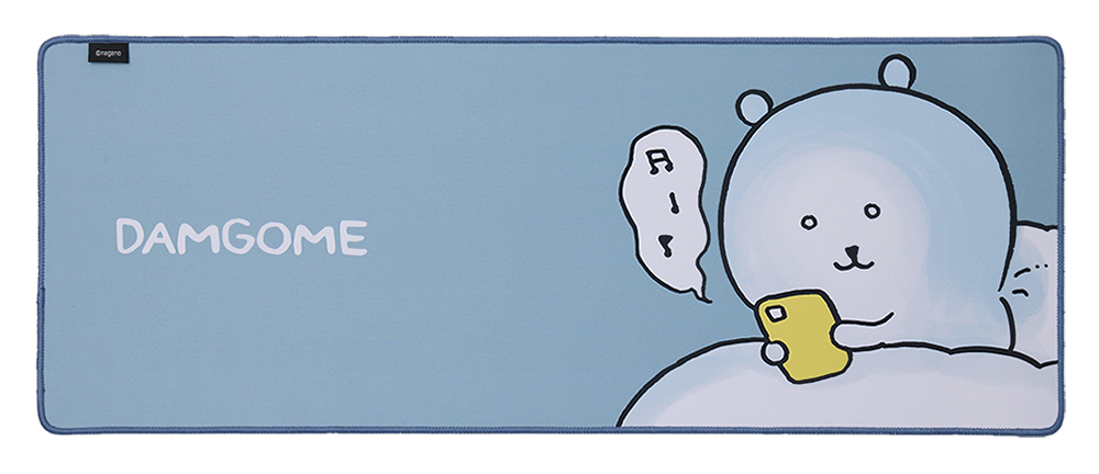 Damgome 桌墊＋滑鼠墊 藍灰色