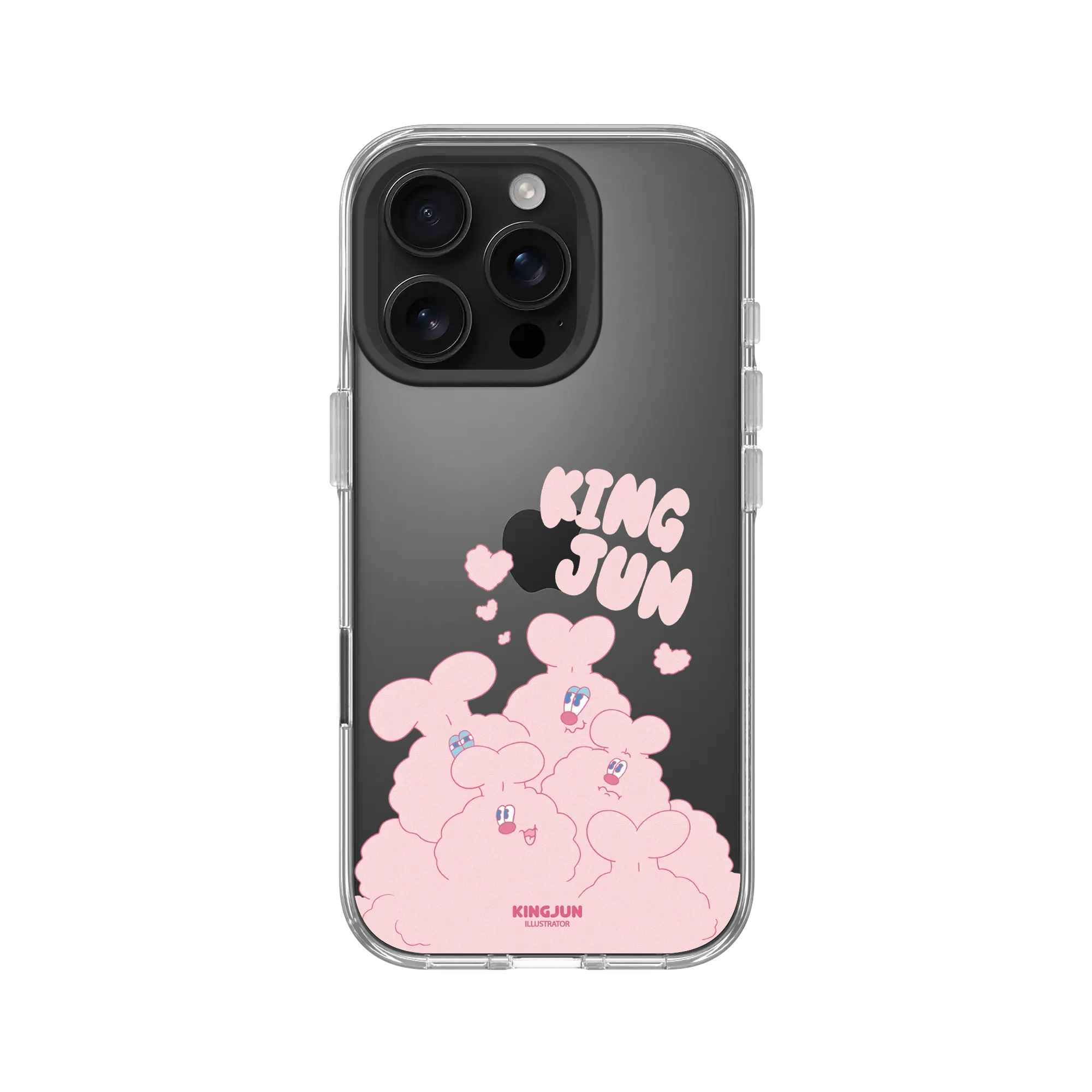 [KING JUN] 滿滿的愛 Clear 抗黃化透明防摔手機殼 (MagSafe兼容版/標準版)