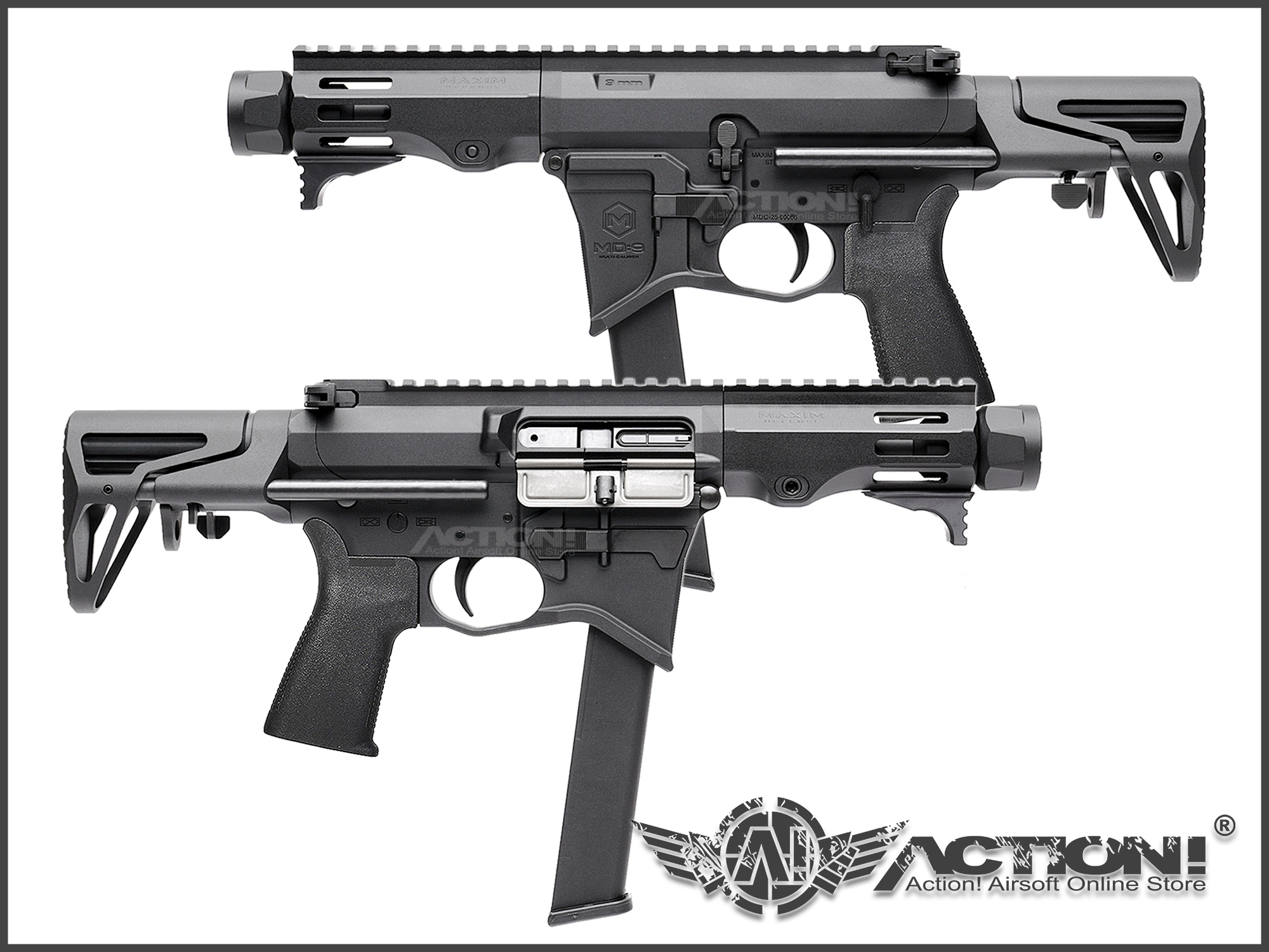 VFC - MAXIM Defense MD9 GBB氣動槍 (黑色) /AR9 /MD:9 K - SBR