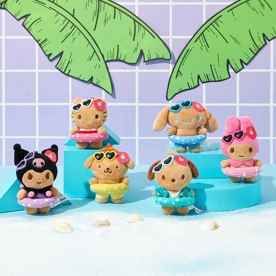 Olive Young X Tanning Sanrio Doll Keyring 公仔鎖匙扣