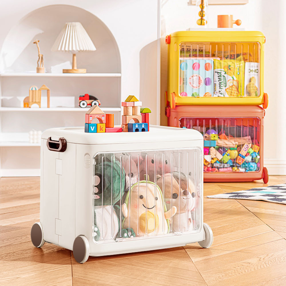 【AOTTO】繽紛玩具折疊推車收納箱(AL-605)