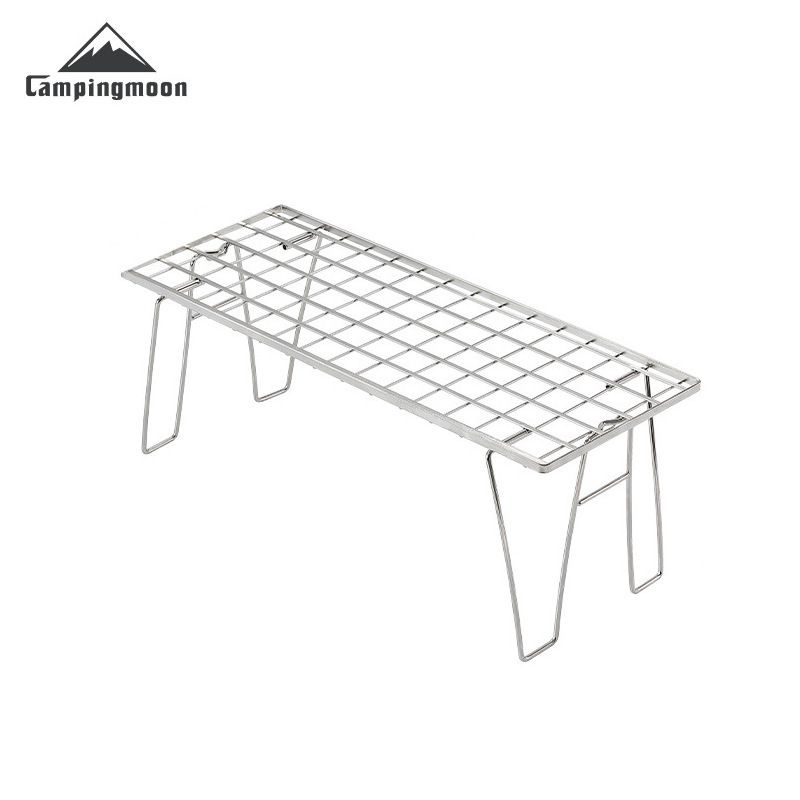 柯曼Campingmoon 不鏽鋼輕量折疊網桌 T-225A