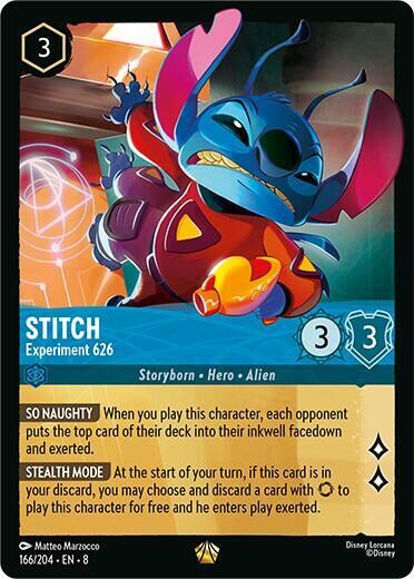 Stitch - Experiment 626 [Foil] #166 (8)
