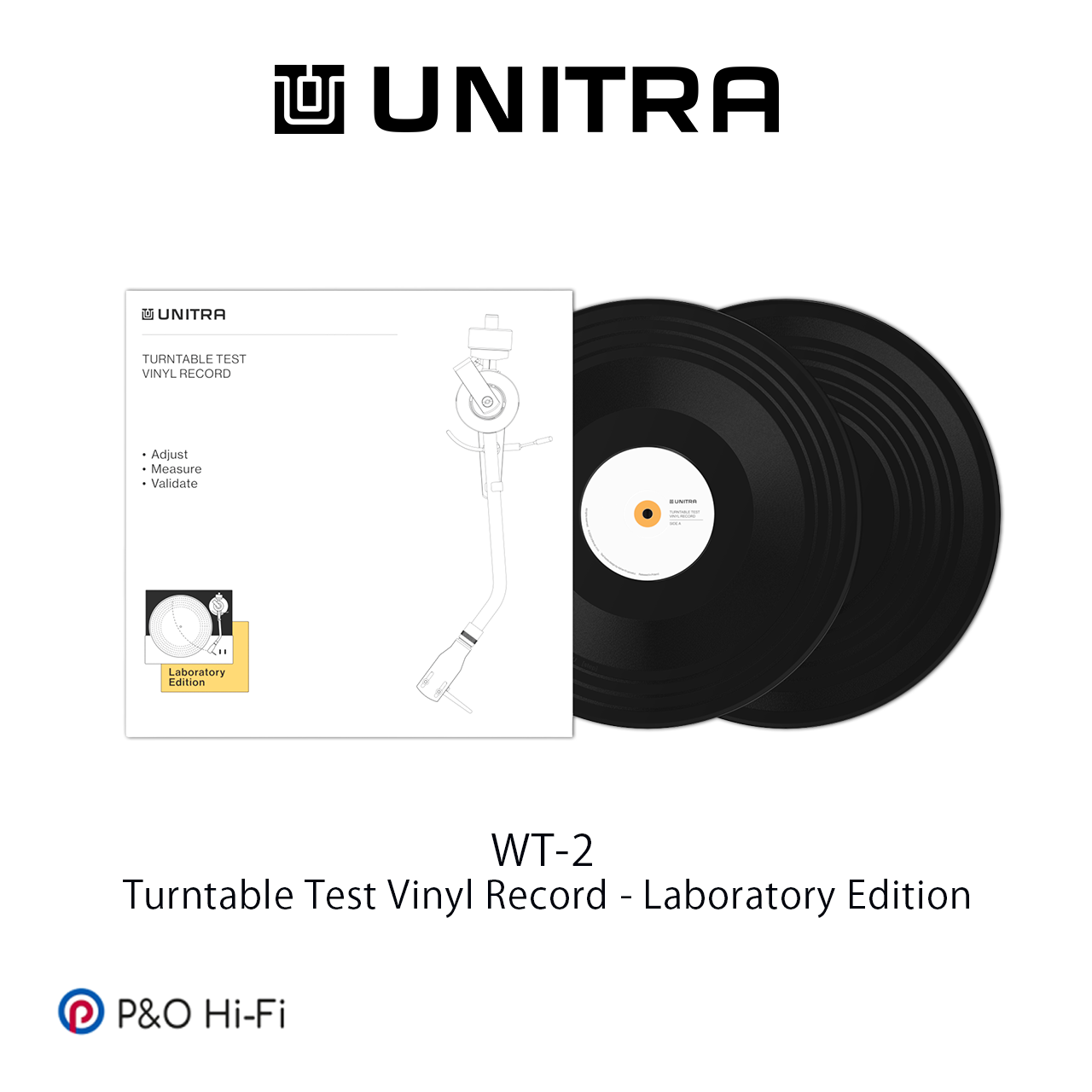 Unitra WT-2 Turntable Test Vinyl Record - Laboratory E