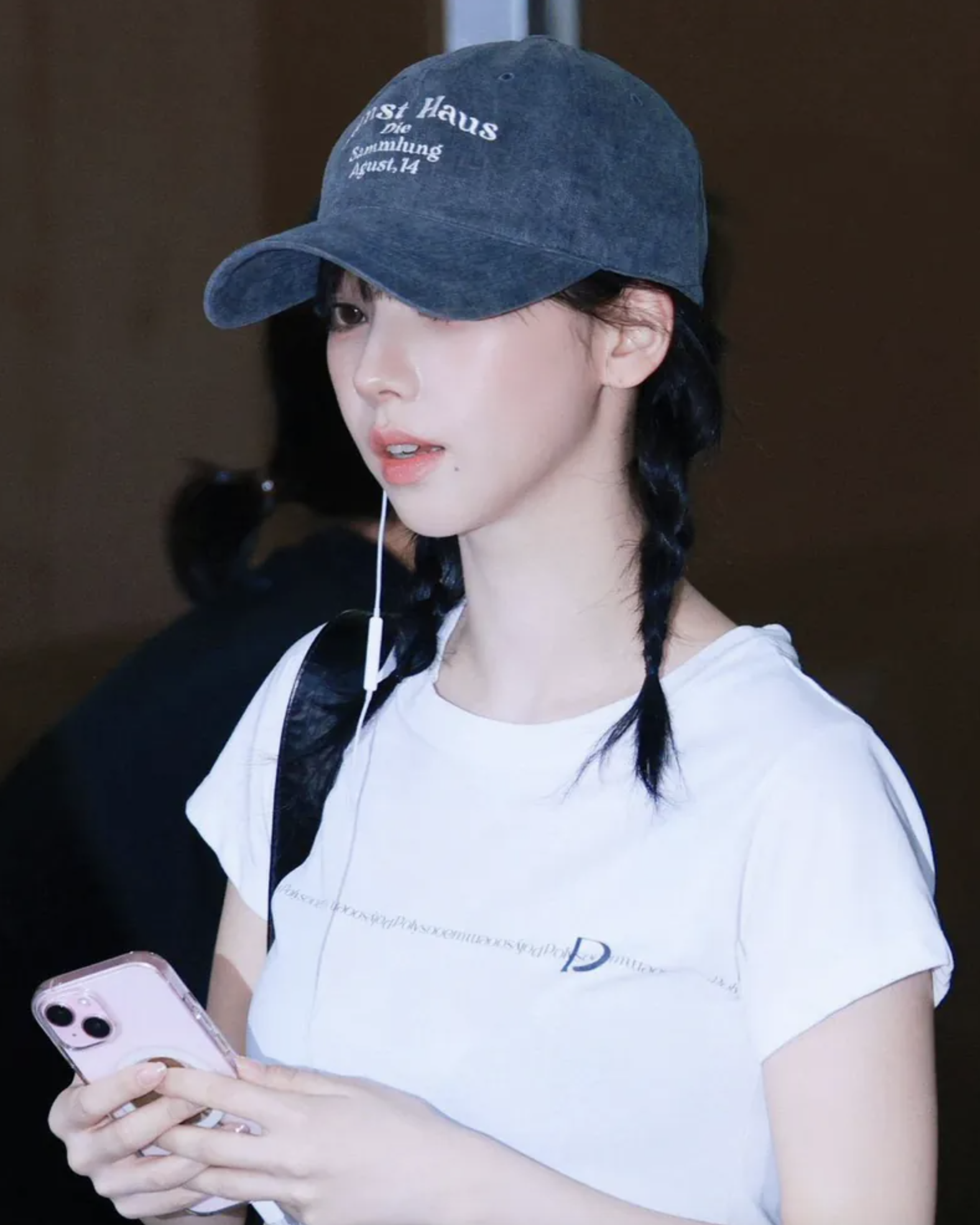 AESPA KARINA 同款 DUMARO PIGMENT WASHED COTTON BALL CAP