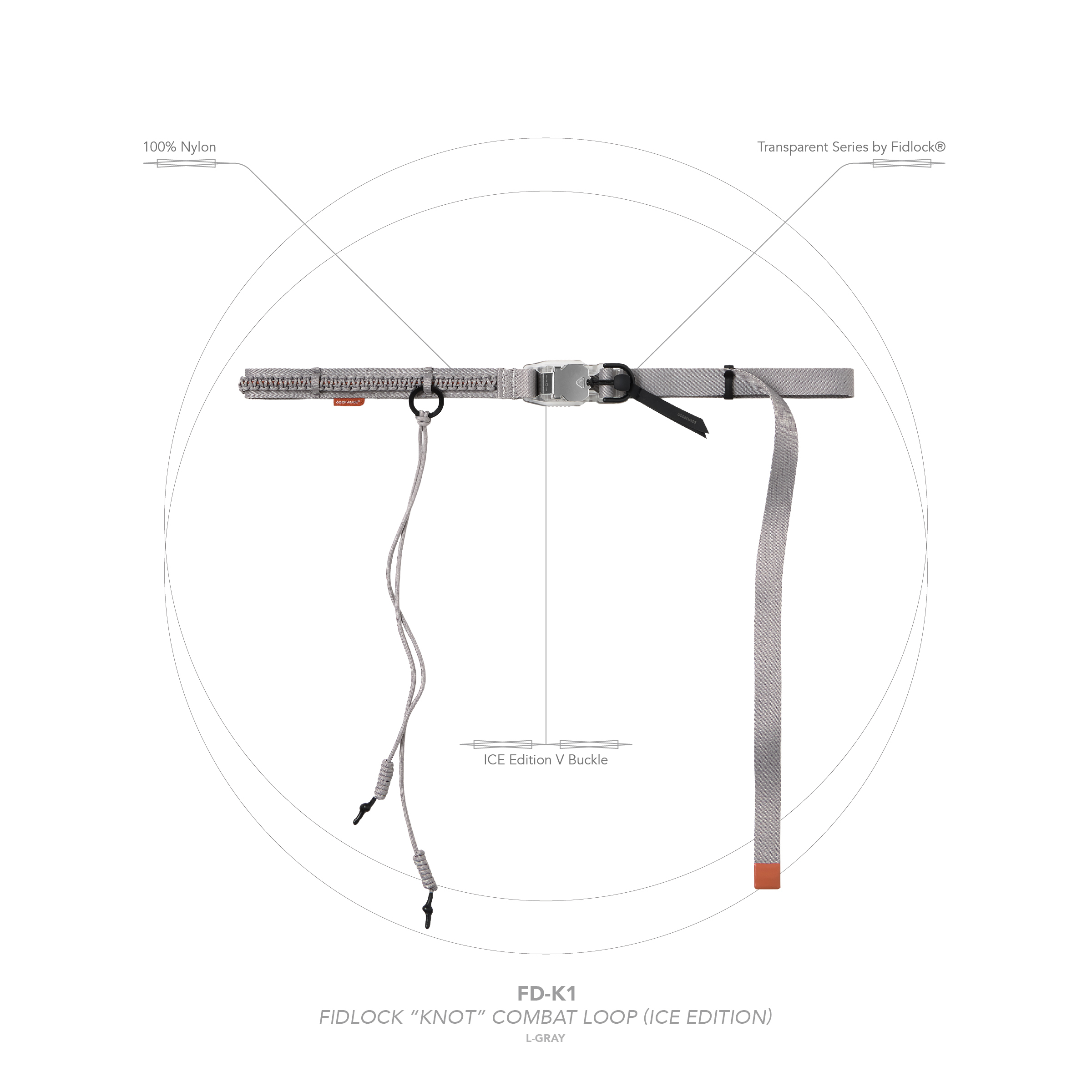“FD-K1” FIDLOCK “Knot” Combat Loop (ICE Edition)