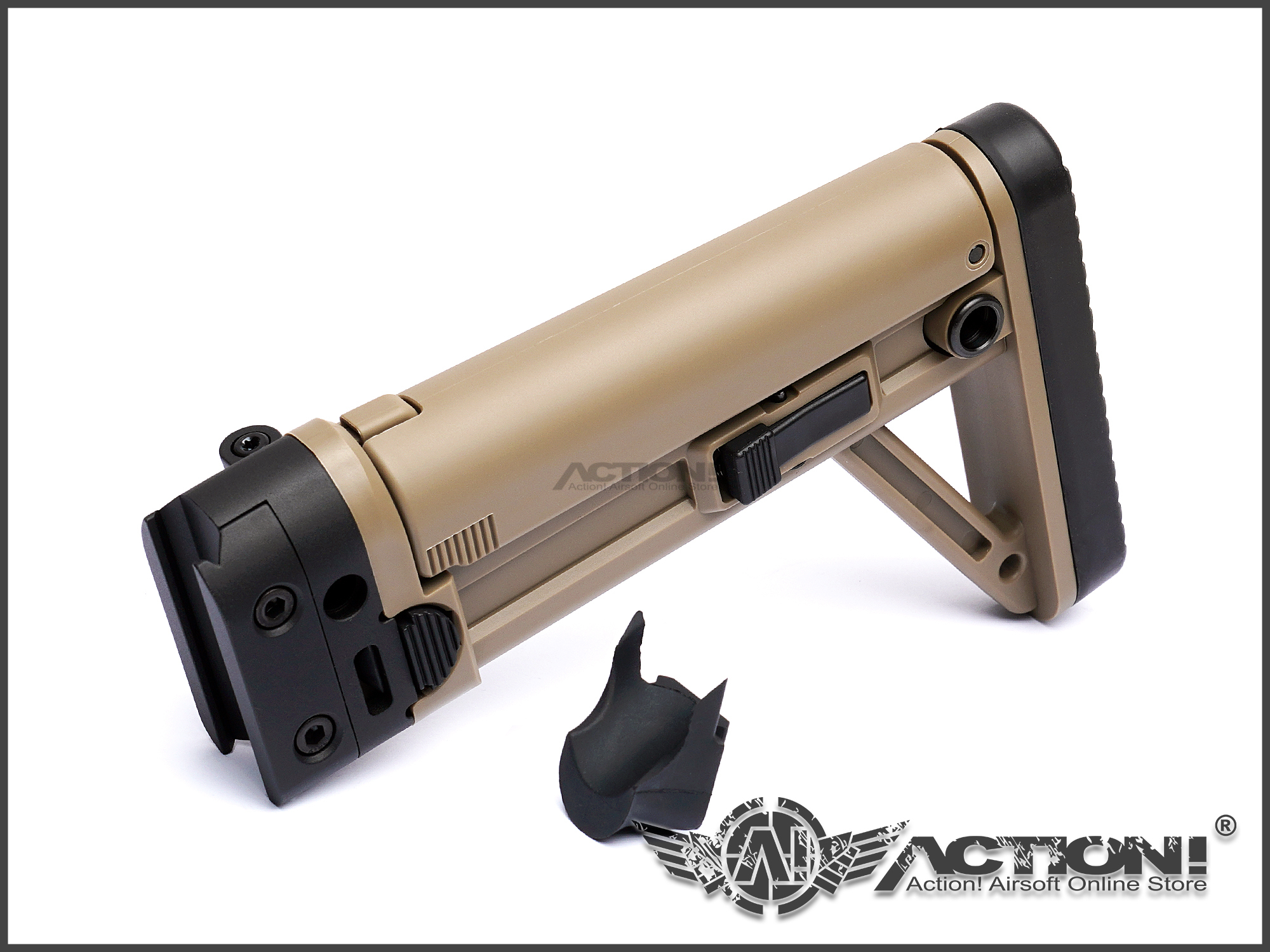 TASK FORCE - MBT 樣式 伸縮折疊後托 /槍托 (M1913 (AIRSOFT 20mm) 軌道