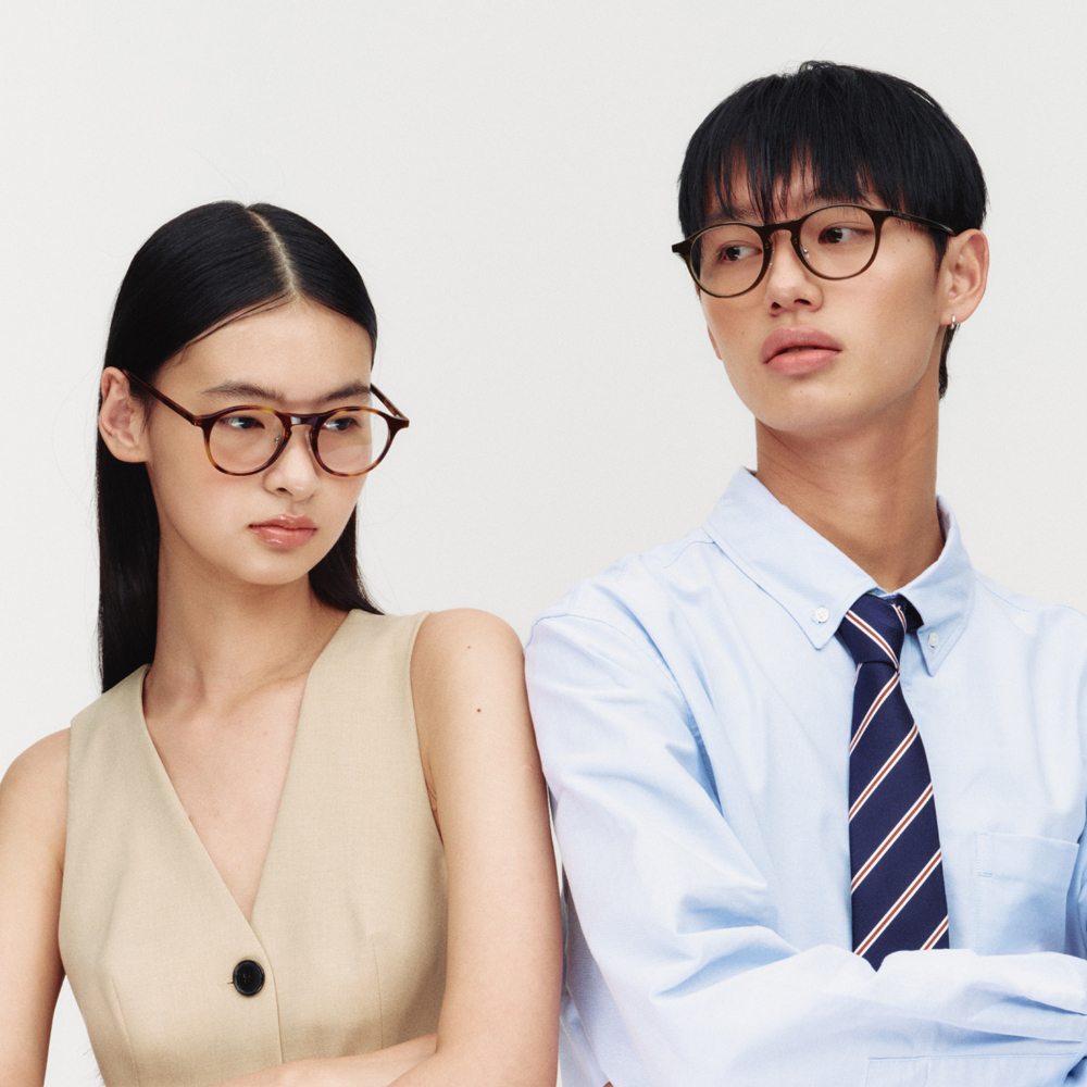 CARIN光學眼鏡-ARNO C C2 琥珀棕 (0度藍光)-韓國眼鏡品牌