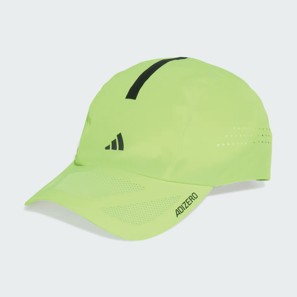 RUN｜adidas RUN X ADIZERO CAP - Lucid Lemon 超透氣輕量跑步帽