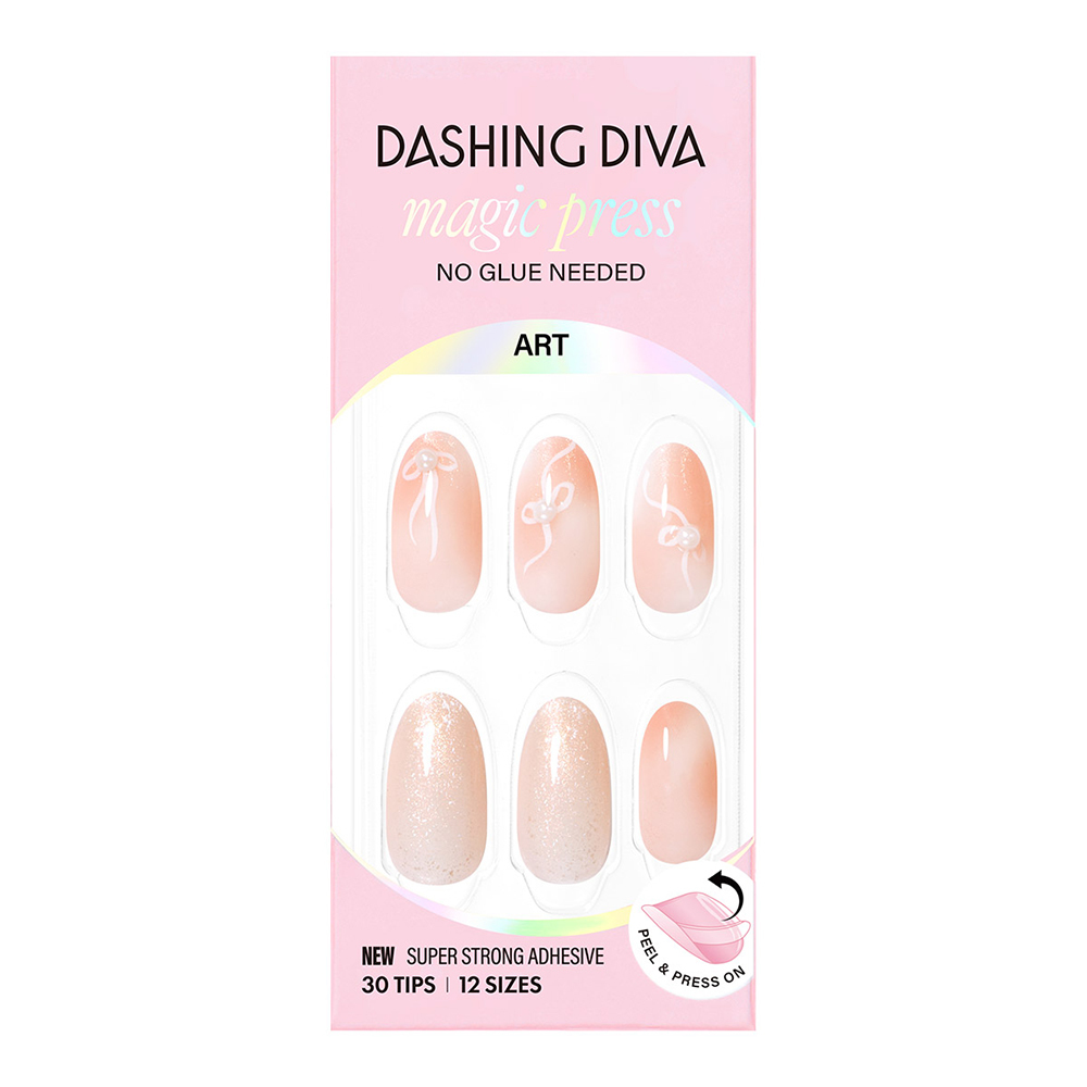 Dashing Diva/M 薄型經典美甲片-糖絲飄帶