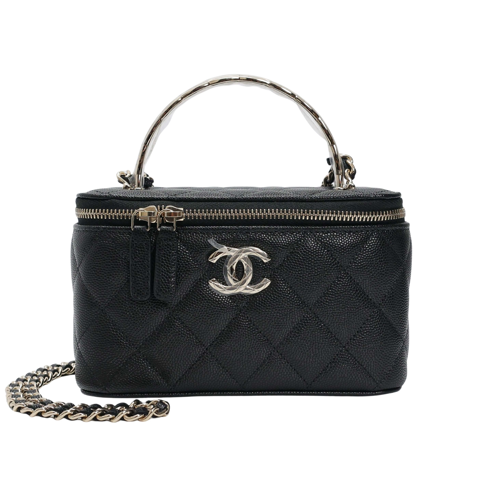 【全新】CHANEL 長款鏈條梳妝袋 AP4590 E25002
