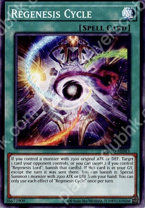 DUAD-AE063 Regenesis Cycle