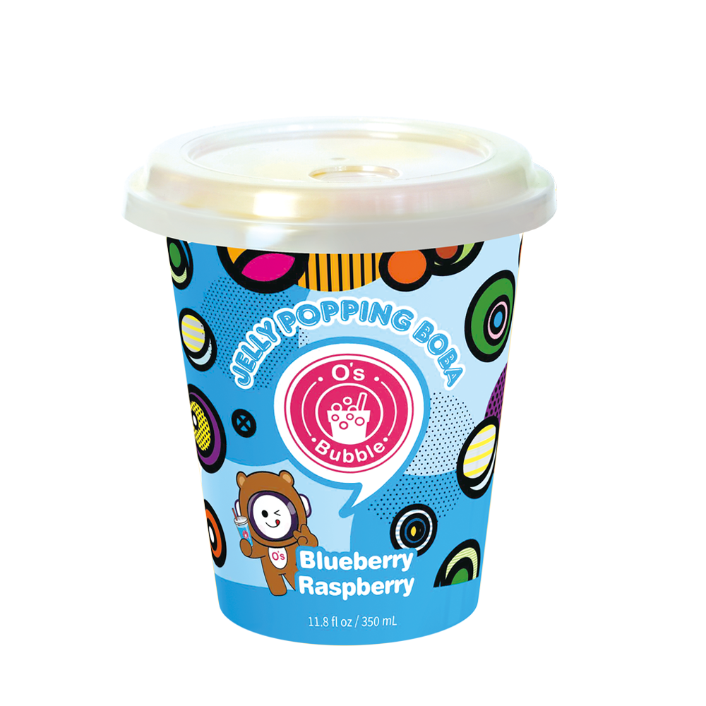 Blueberry Raspberry with Popping Boba (350ml)