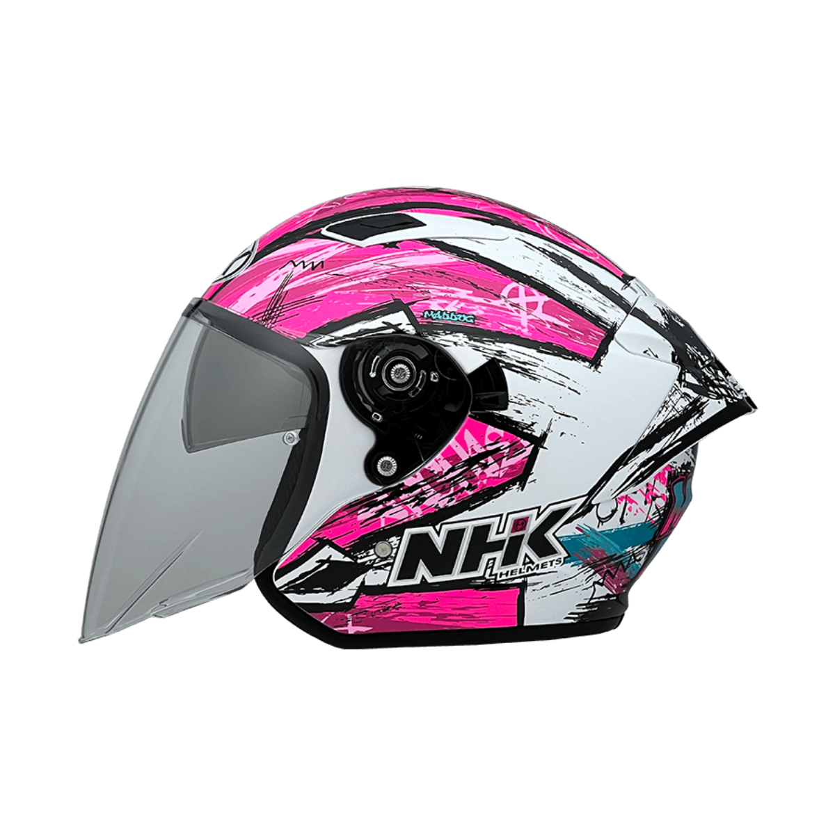 【NHK】S1GP PRO AM69#1 亮白 (Archie Mcdonald) 彩繪 3/4罩安全帽