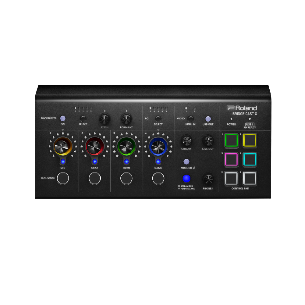 ROLAND / BRIDGE CAST X 專業 AV 串流介面