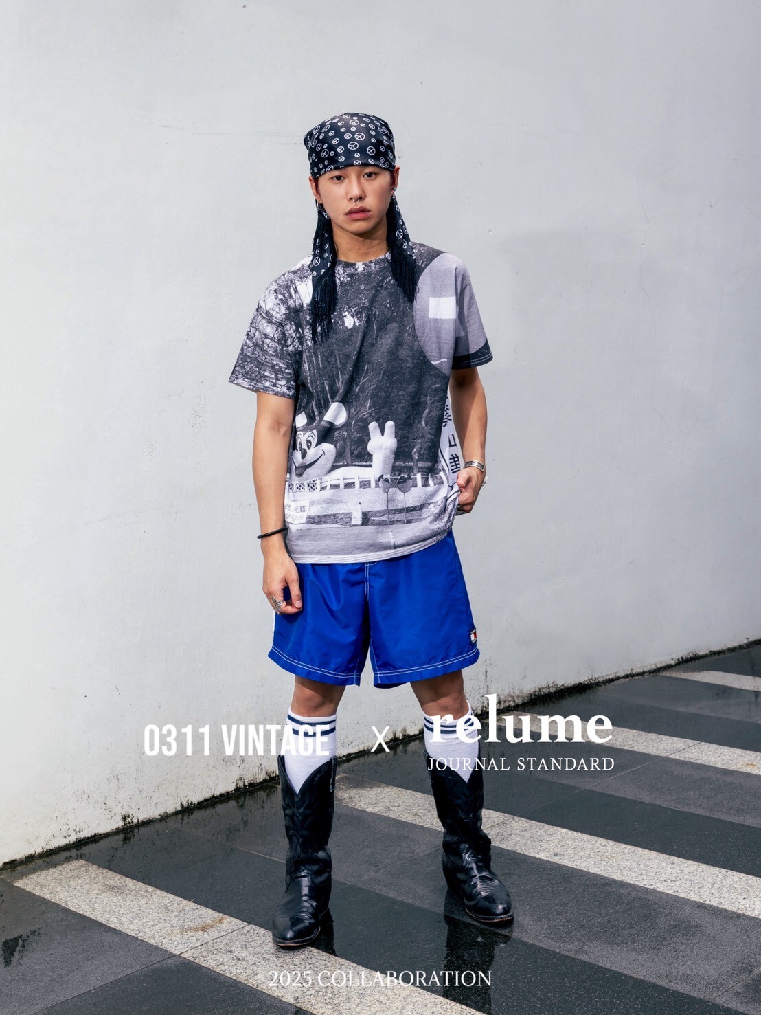 JOURNAL STANDARD relume x 0311 / "PEACE" PHOTO PRINTED