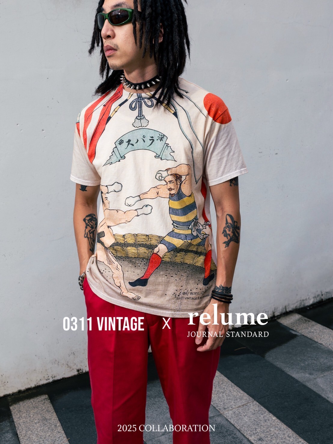 JOURNAL STANDARD relume x 0311 / "PEACE" PHOTO PRINTED