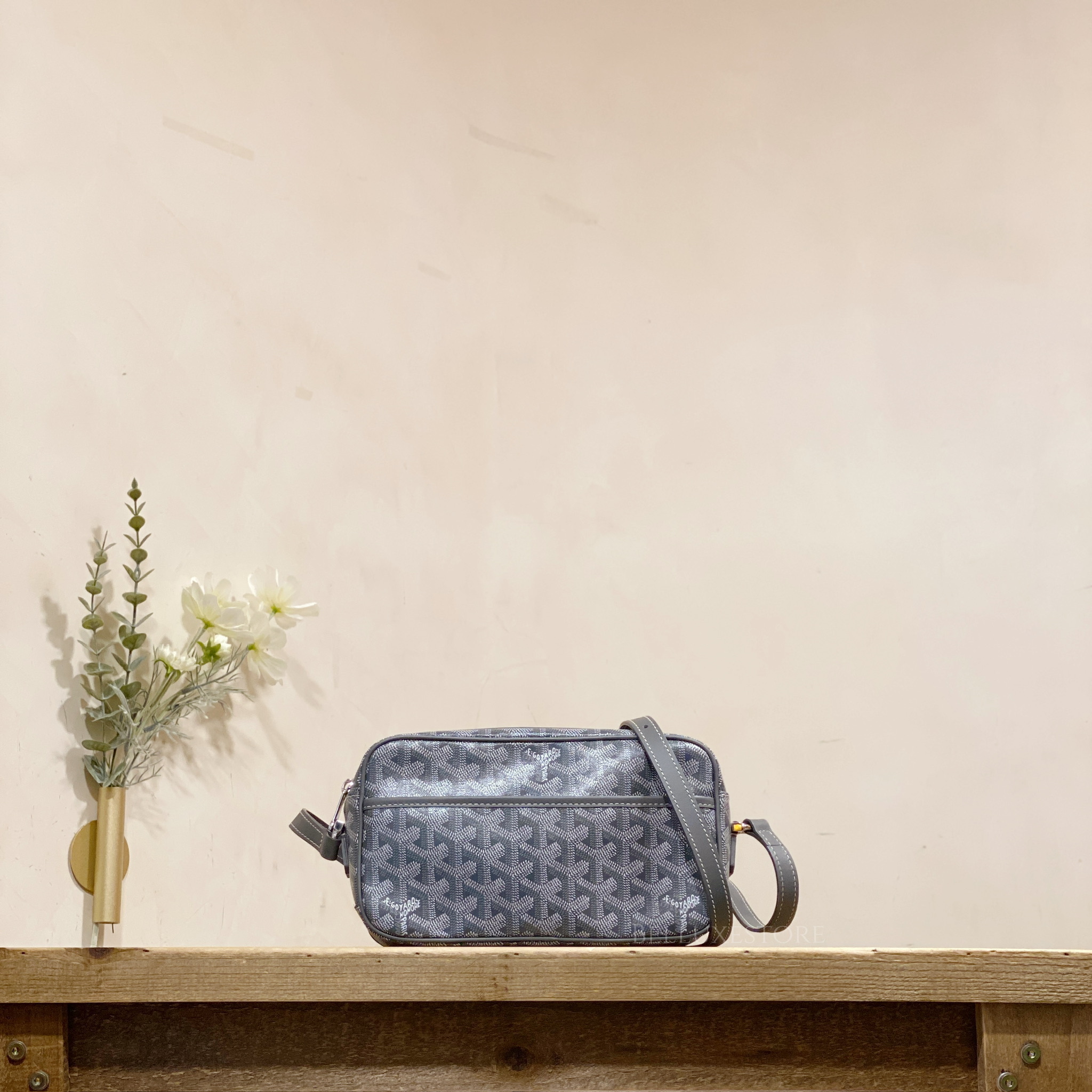 [Pre-owned] Goyard camera bag grey