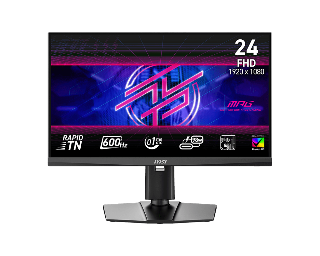 MSI MPG 242R X60N 24" Rapid TN FHD 600Hz Gaming Monitor
