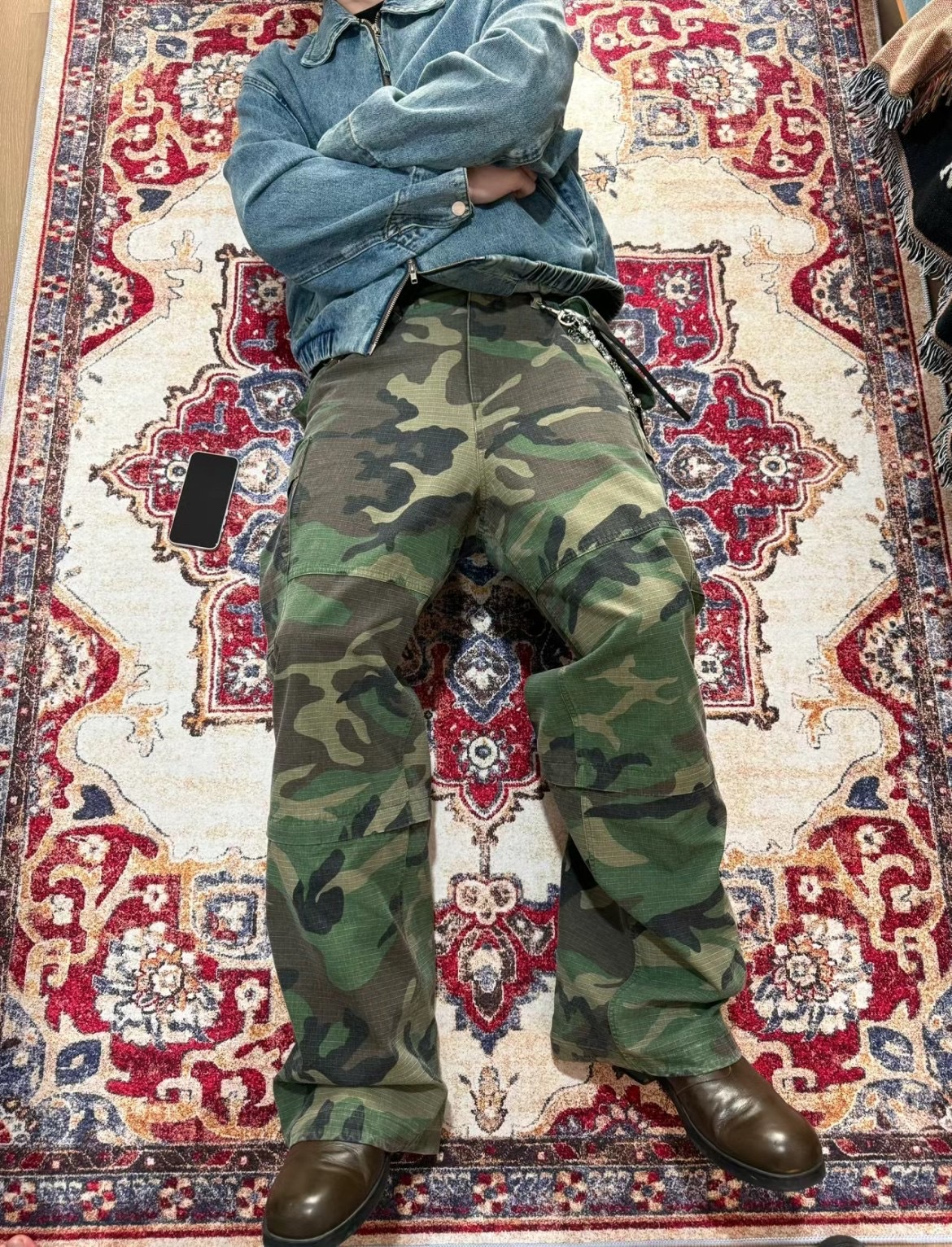 INSGALE 兩穿迷彩褲