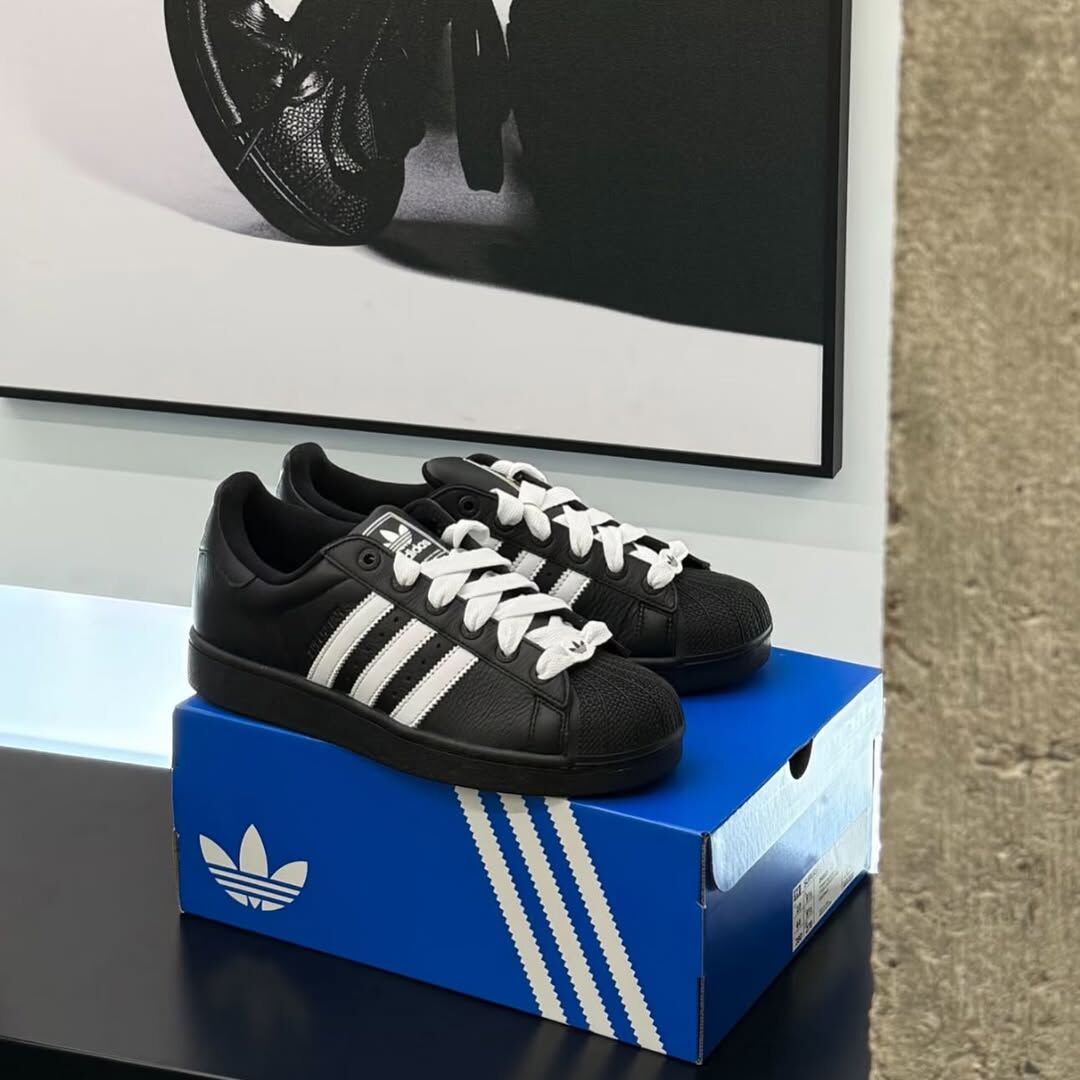 Adidas Originals Superstar 2 貝殼頭 黑白 經典三線 三葉草 KK4474