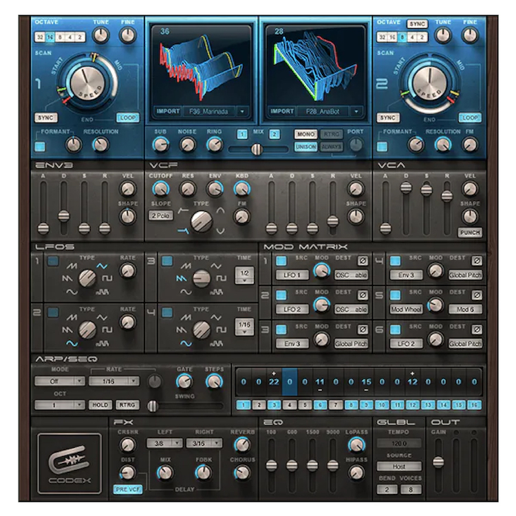 Waves Codex Wavetable Synth 效果器 Plugins (序號下載版)