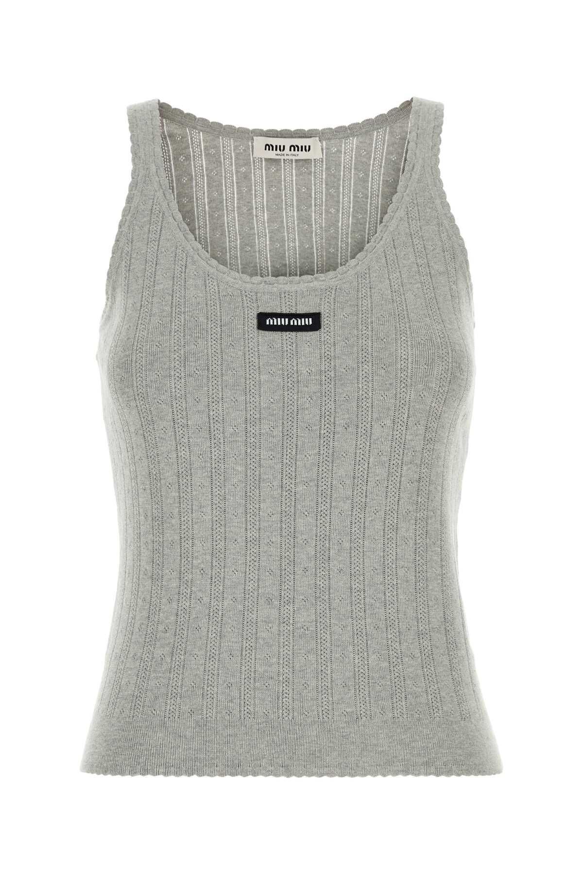 Miu Miu cotton tank top