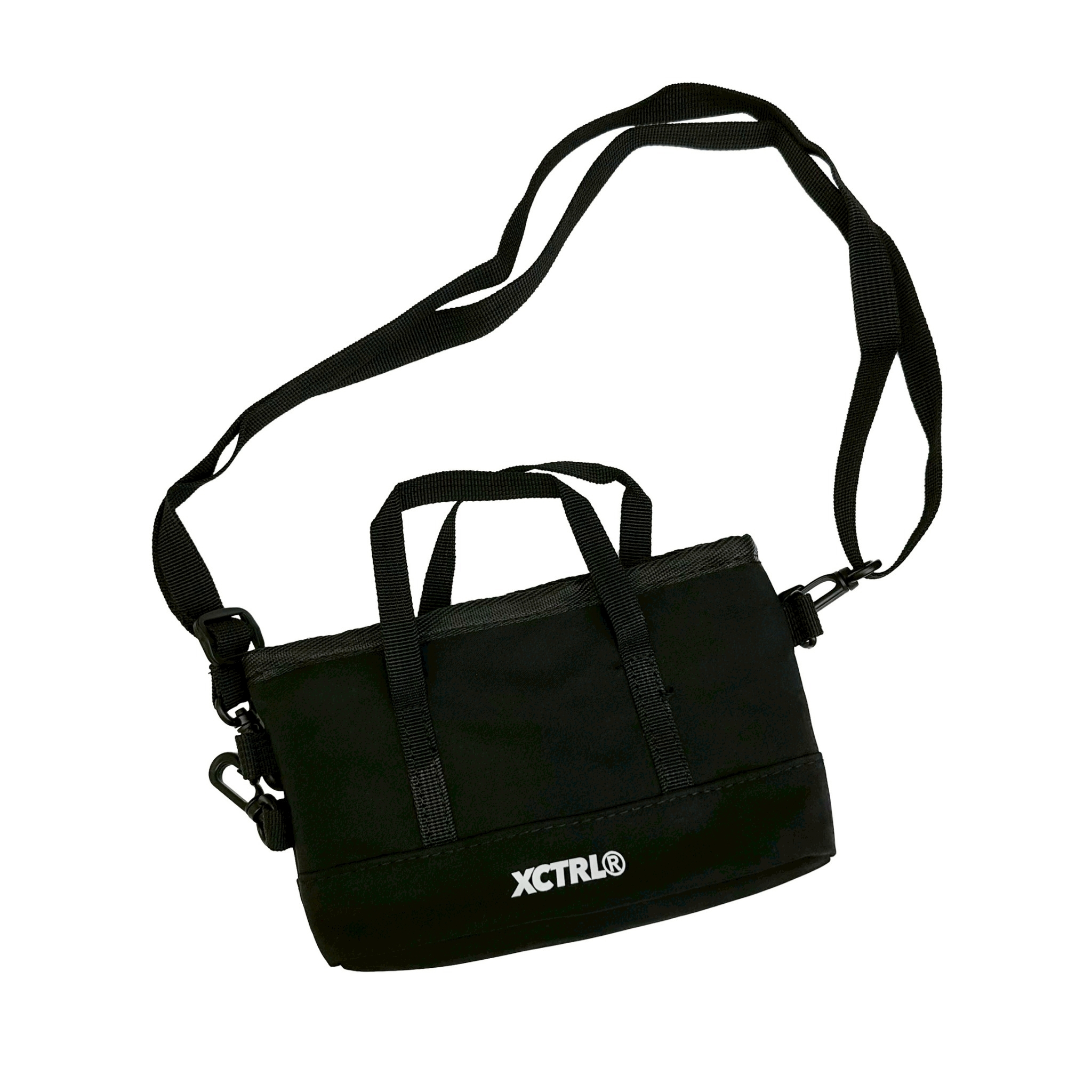 XCTRL 手提斜跨休閒背包-黑