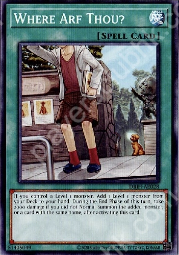 DBJH-AE028 Where Arf Thou?