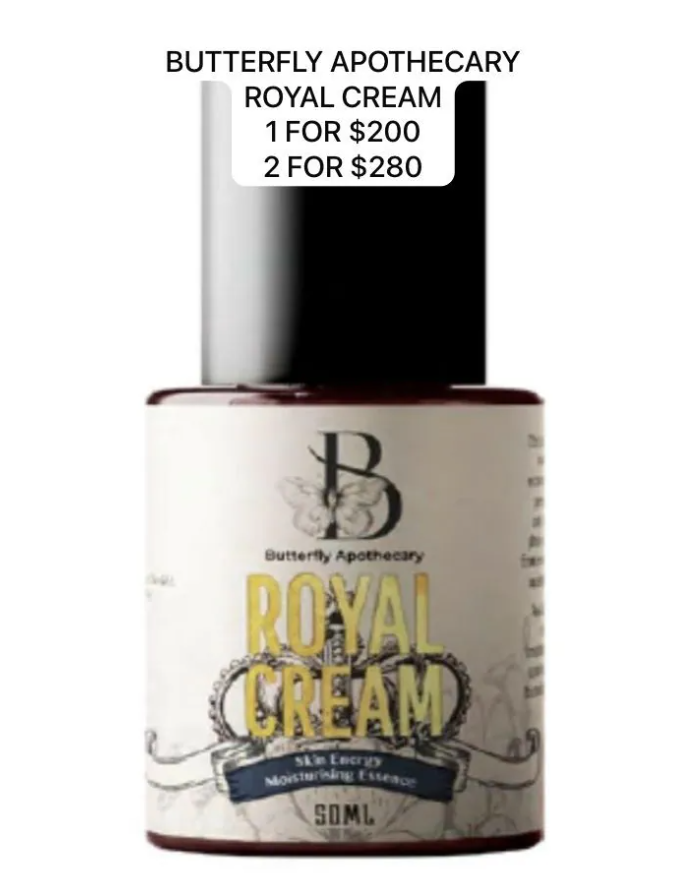 2 BUTTERFLY APOTHECARY ROYAL CREAM
