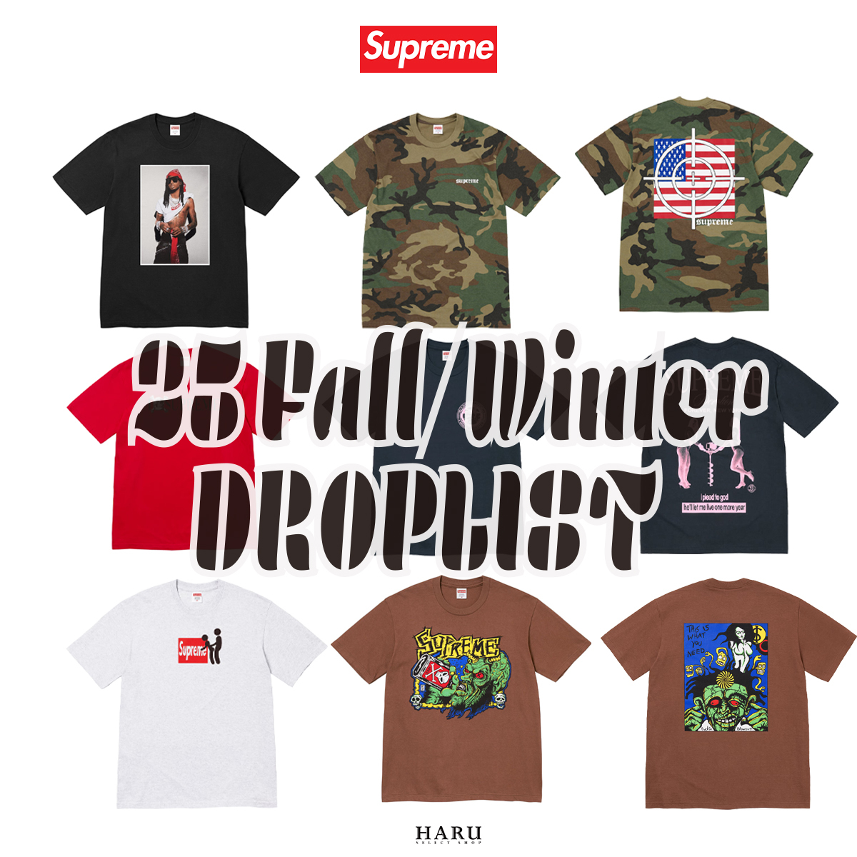 Supreme 25FW FALL/WINTER 開季商品