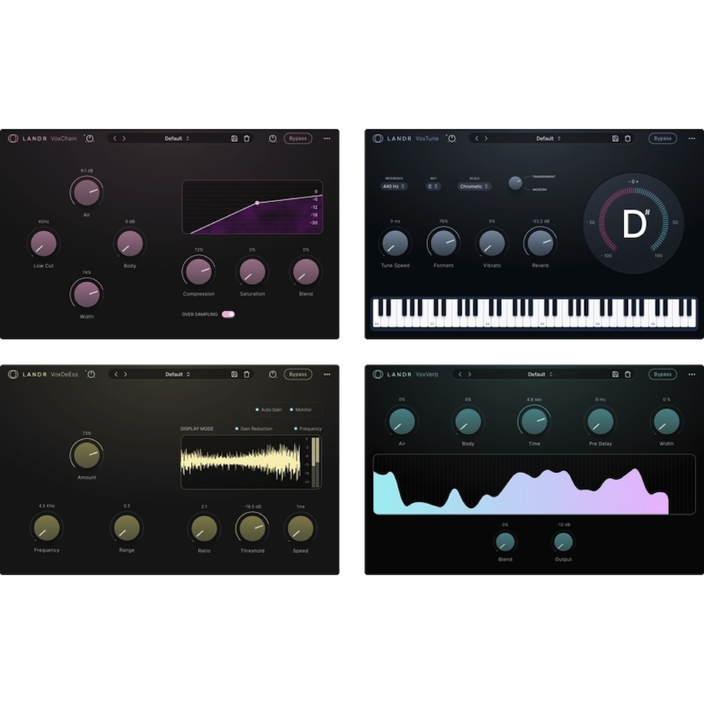 LANDR Vocal Plugin Bundle 人聲處理 Plugin 套組 (序號下載版)