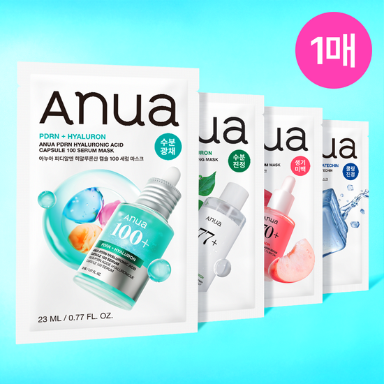 【Anua】面款6選1 sheet mask