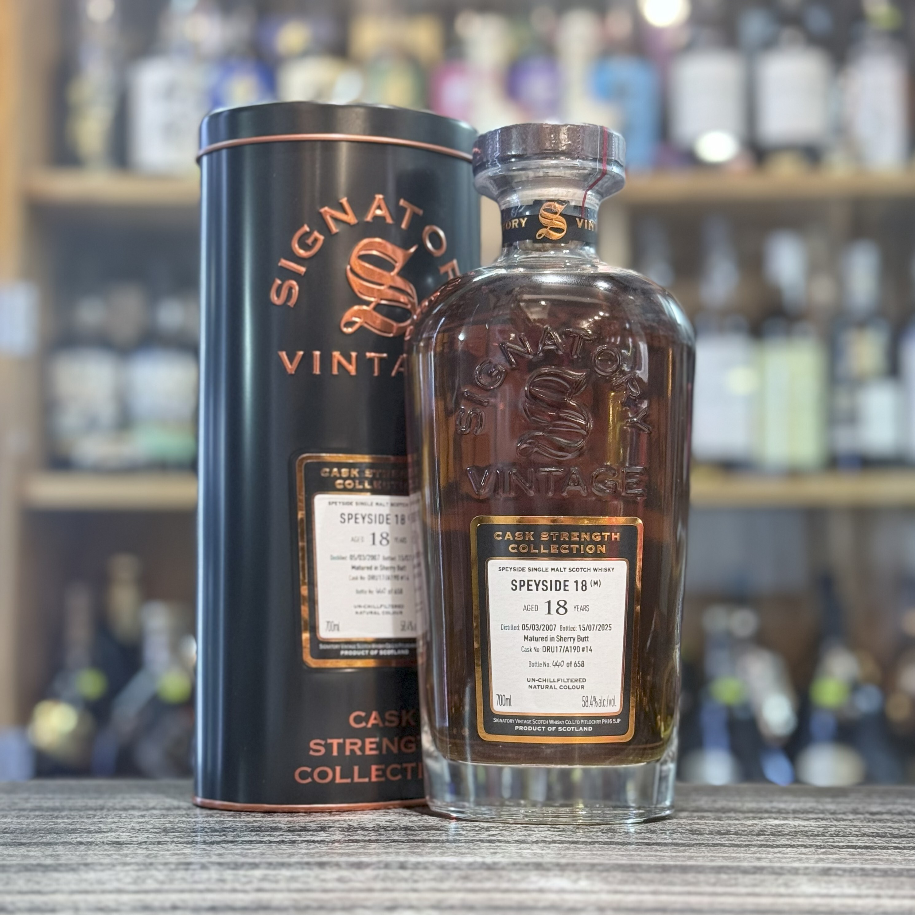 Signatory Speyside (M) 2005/2023 18YO DRU17 A190 #14