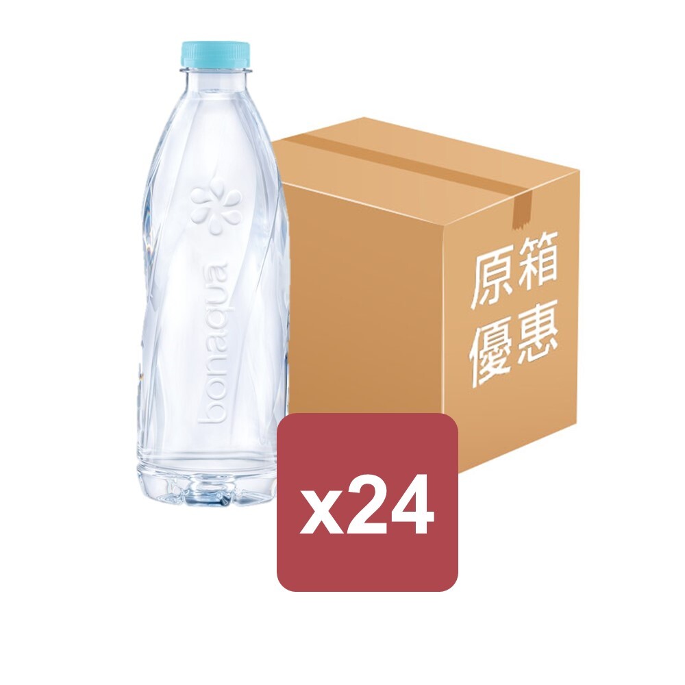 飛雪 無招紙礦物質水 Bonaqua Label-less Mineralized Wate - 原箱 (60