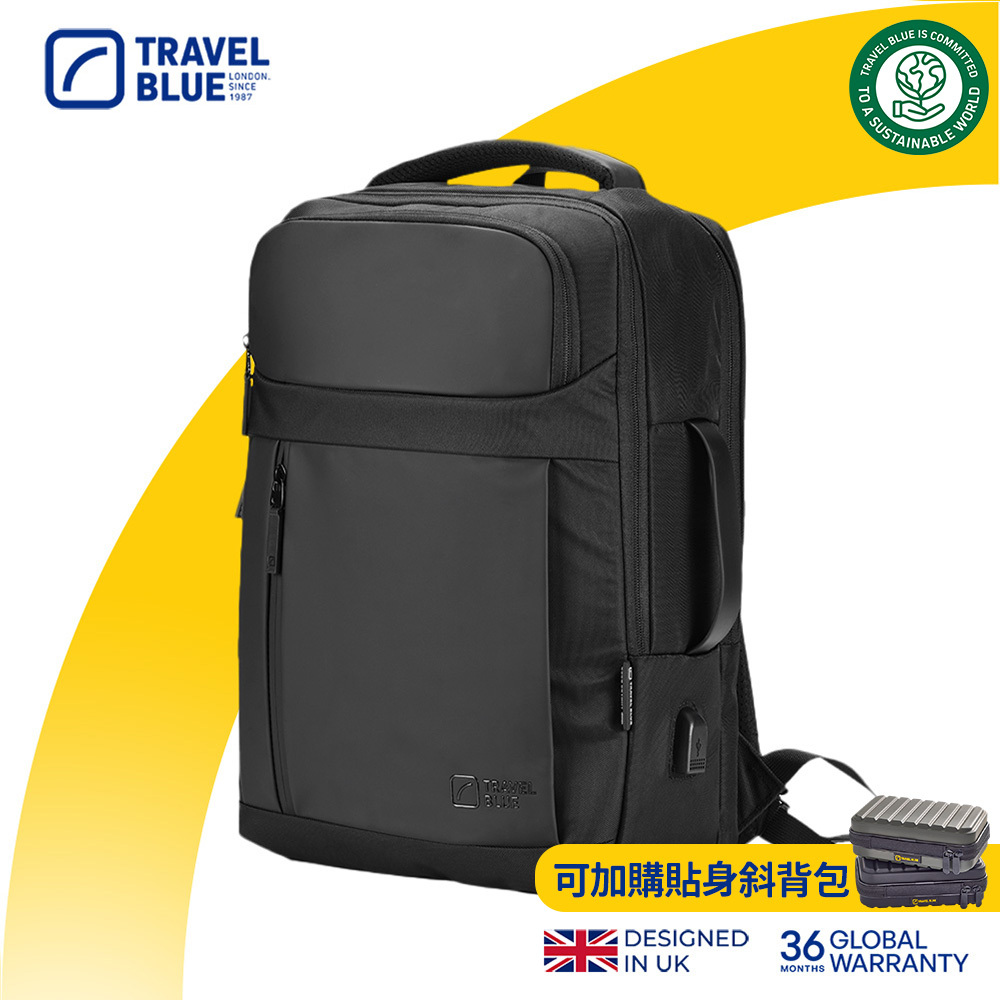 【Travel Blue 藍旅】極簡輕薄款背包 TB3047